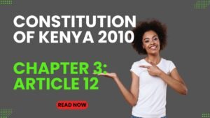Chapter 2, Articles 7–9 of the Constitution of Kenya: Language ...